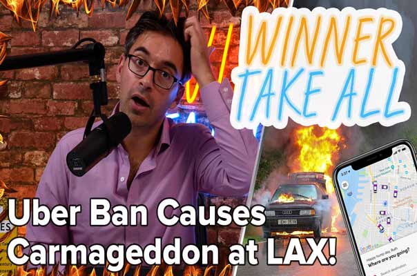 Uber Ban Causes Carmageddon at LAX! 🚗🌋 Uber Ban Causes Carmageddon at LAX! 🚗🌋