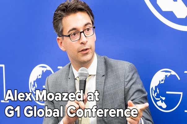 Applico CEO Alex Moazed at G1 Global Conference “Data Free Flow with ...